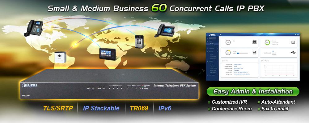 Tổng đài IP PLANET IPX-2200 | Tổng đài VoIP Planet IPX-2200