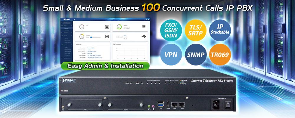 Tổng đài IP Planet IPX-2500 | Tổng đài VoIP Planet IPX-2500