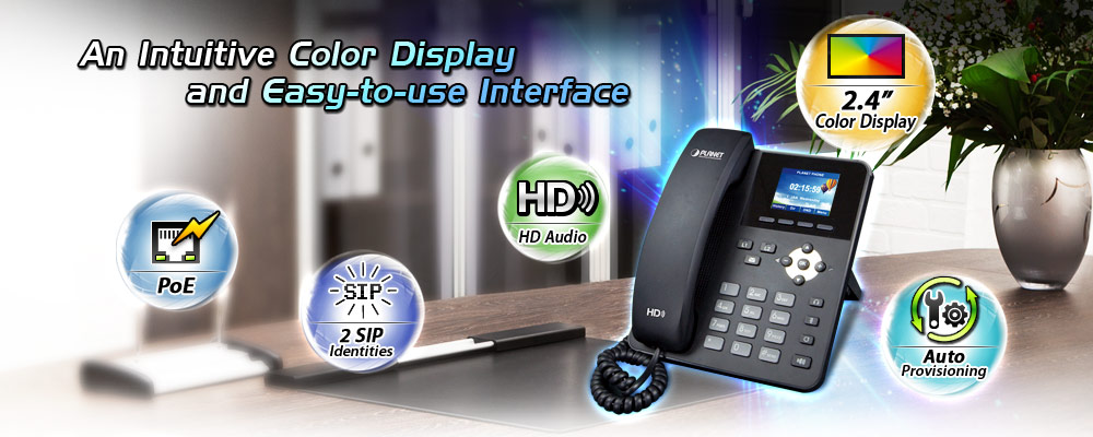 Điện thoại IP Planet VIP-1120PT | Điện thoại VoIP VIP-1120PT